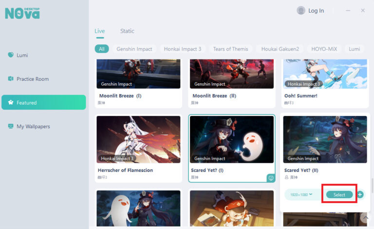 【原神】動く壁紙の導入方法【N0va Desktop】 → ゲンブログ